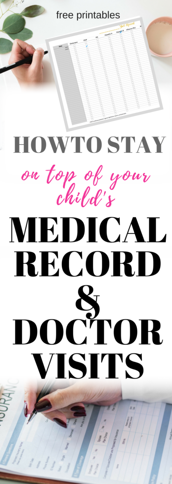The Perfect Kids Medical Binder Printable to Manage Records | FamLee of ...