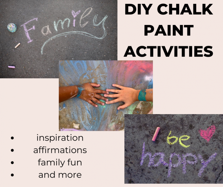 3-Ingredient DIY Chalk Paint Activity for Fun | FamLee of Four
